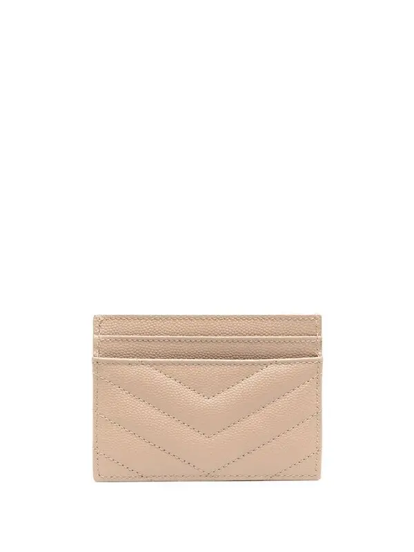 Saint Laurent Cassandre Leather Card Case
