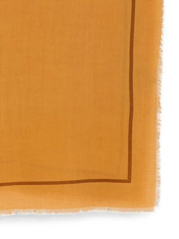 Saint Laurent Logo Wool Foulard