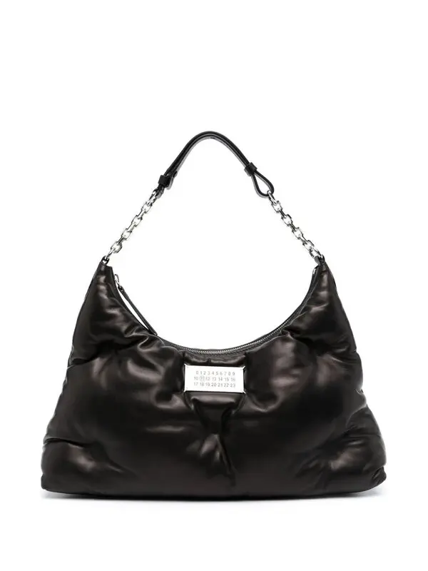 MAISON MARGIELA Glam Slam Medium Leather Hobo Bag