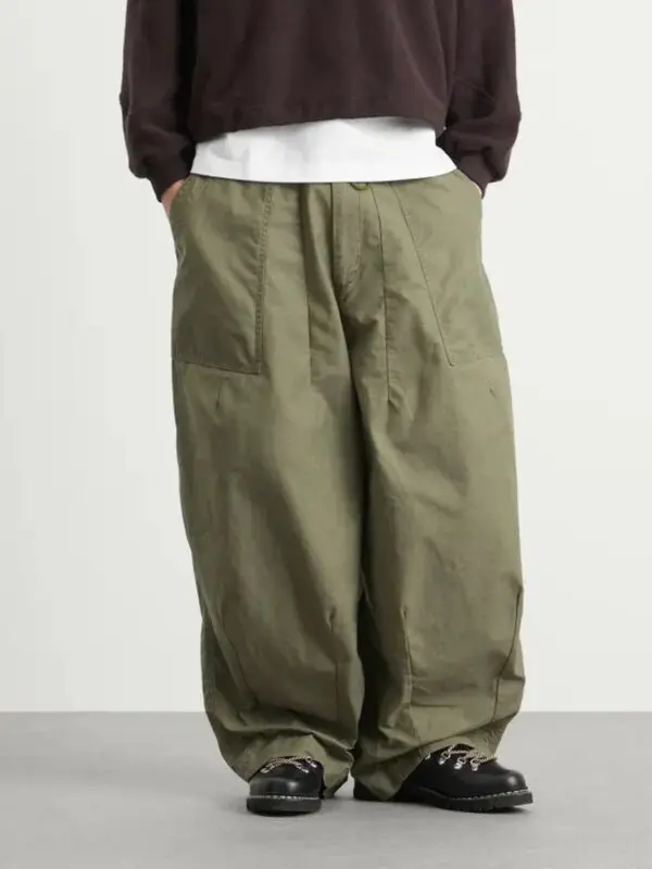 Needles Fatigue Balloon Pants - Green