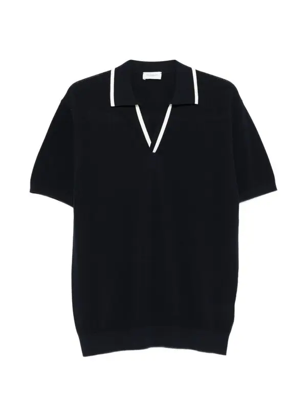 PAOLO PECORA V-neck Polo Shirt