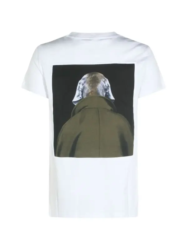 Max Mara Printed Cotton T-shirt - White