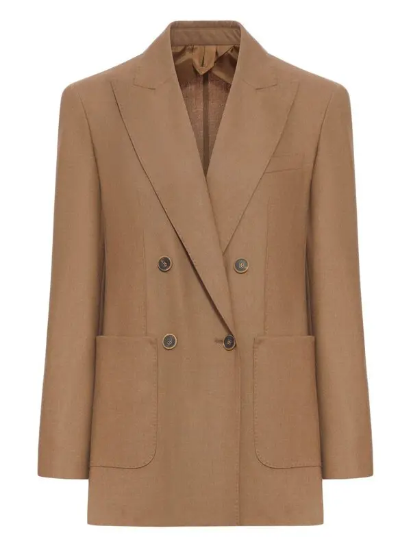 Max Mara Double-breasted Cashmere Blazer