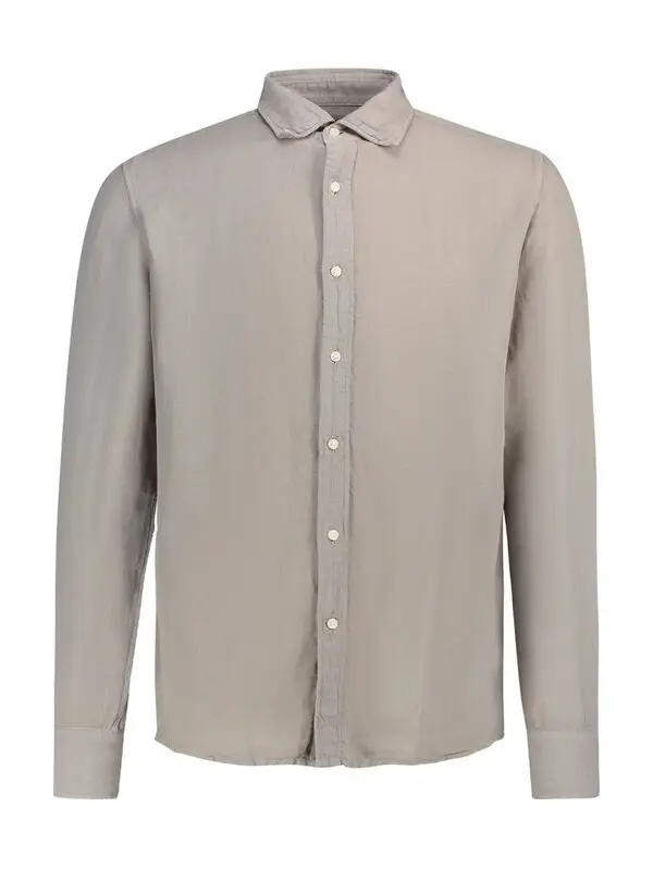 DEPERLU Linen And Cotton Blend Shirt