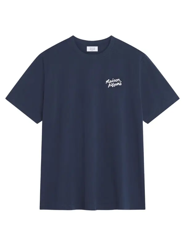 Maison Kitsuné T-shirt With Logo - Blue