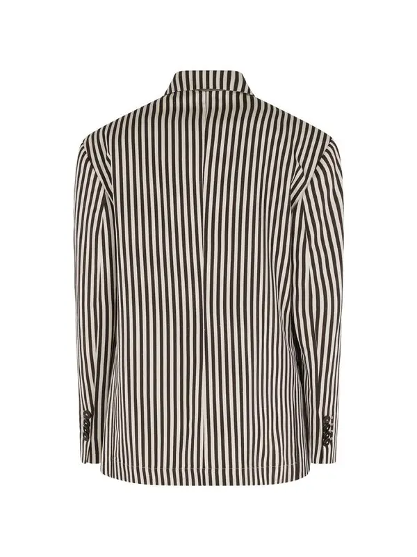 ALYSI Striped Single-breasted Blazer