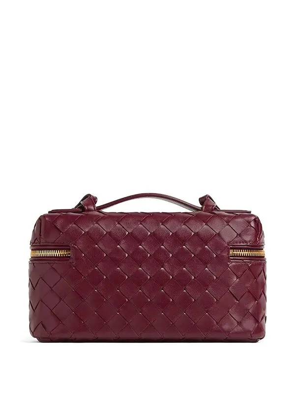 Bottega Veneta Bang Bang Leather Vanity Case - Red