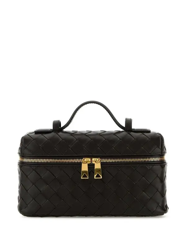 Bottega Veneta Bang Bang Leather Vanity Case - Brown