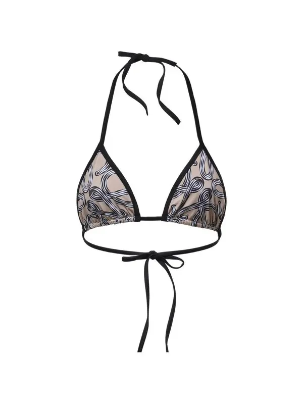 Loewe Anagram Bikini Top - Beige