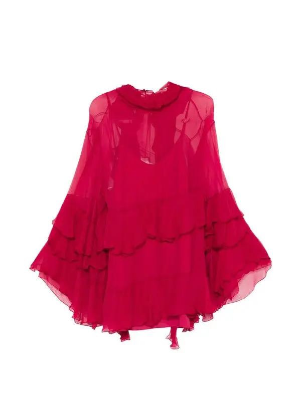 Chloé Ruffled Silk Dress