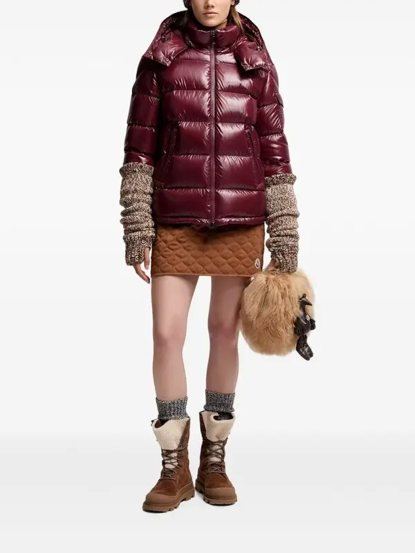 Moncler Maire Short Down Jacket With Detachable Hood