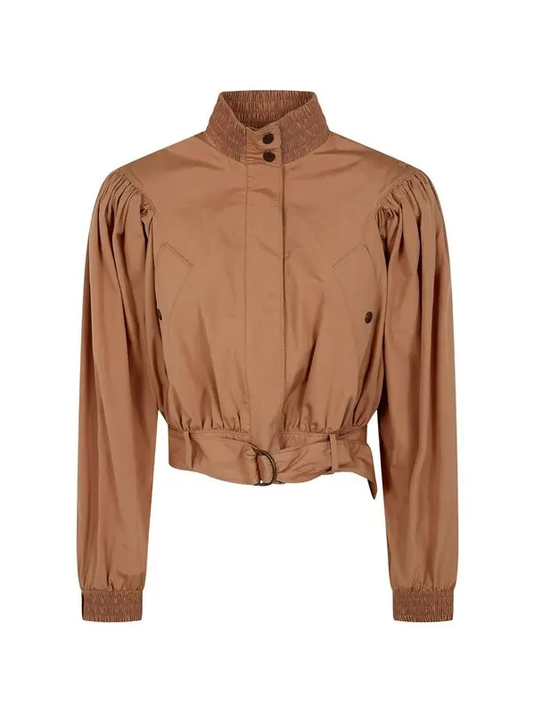 Chloé Cotton Ruffled Jacket