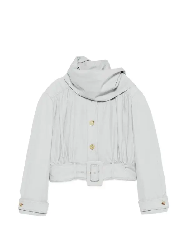 Chloé Cotton And Linen Blend Blouson Jacket