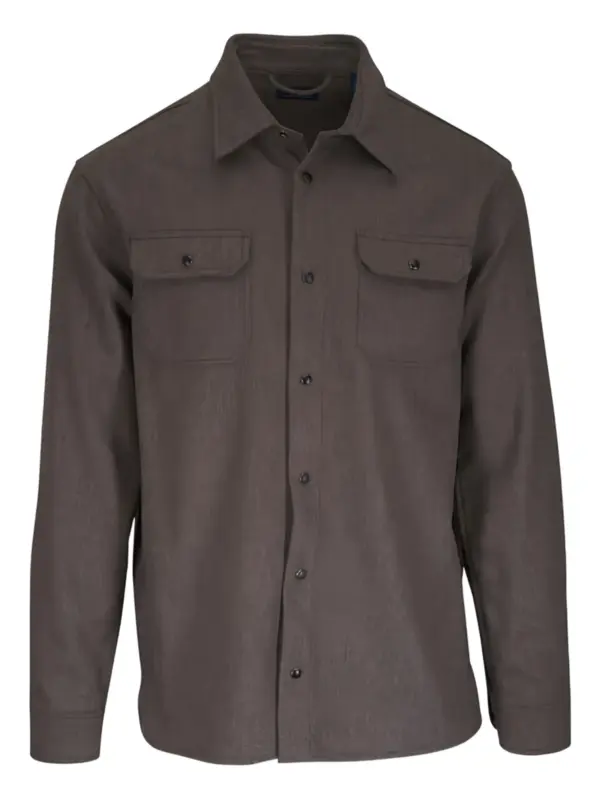 Paul & Shark Pocket Overshirt - Brown