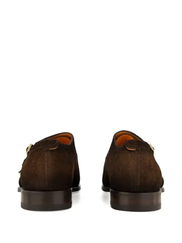 Santoni Double Buckle Loafers