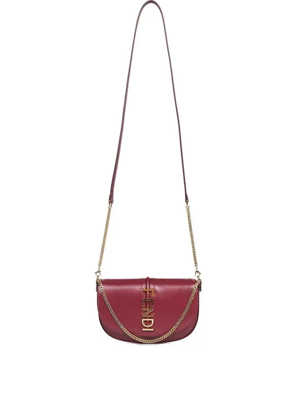 Fendi Fendigraphy Leather Mini Bag