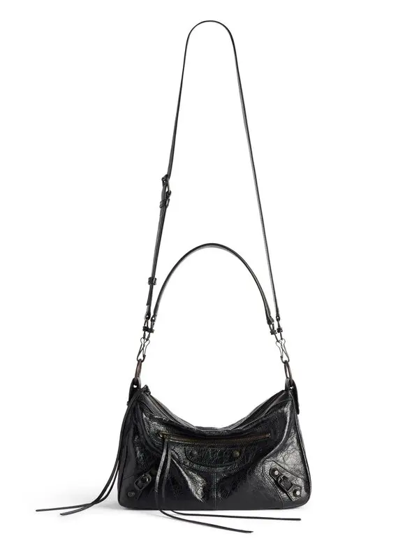 Balenciaga Le City Moto Bag - Black