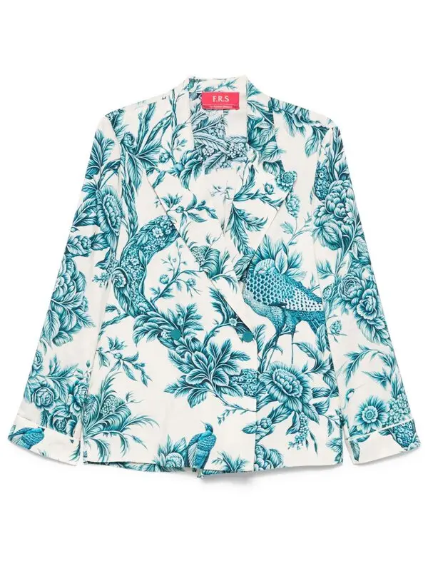 F.R.S FOR RESTLESS SLEEPERS Printed Silk Shirt