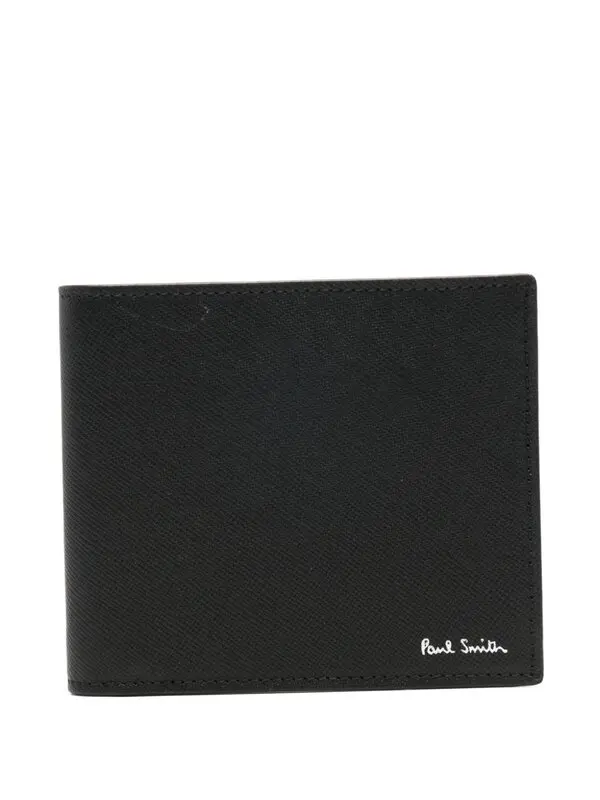 Paul Smith Leather Bifold Wallet - Black