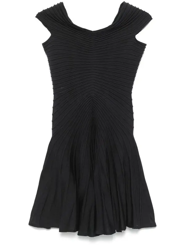 Alaïa Ribbed Wool Mini Dress