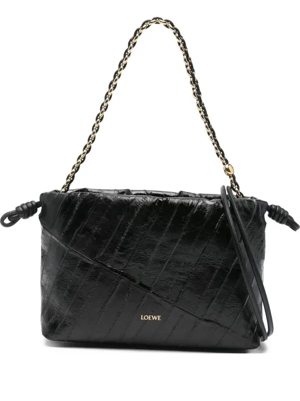 Loewe Flamenco Leather Medium Clutch