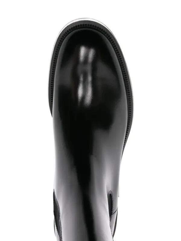Alexander McQueen Logo Pull-tab Chelsea Boots