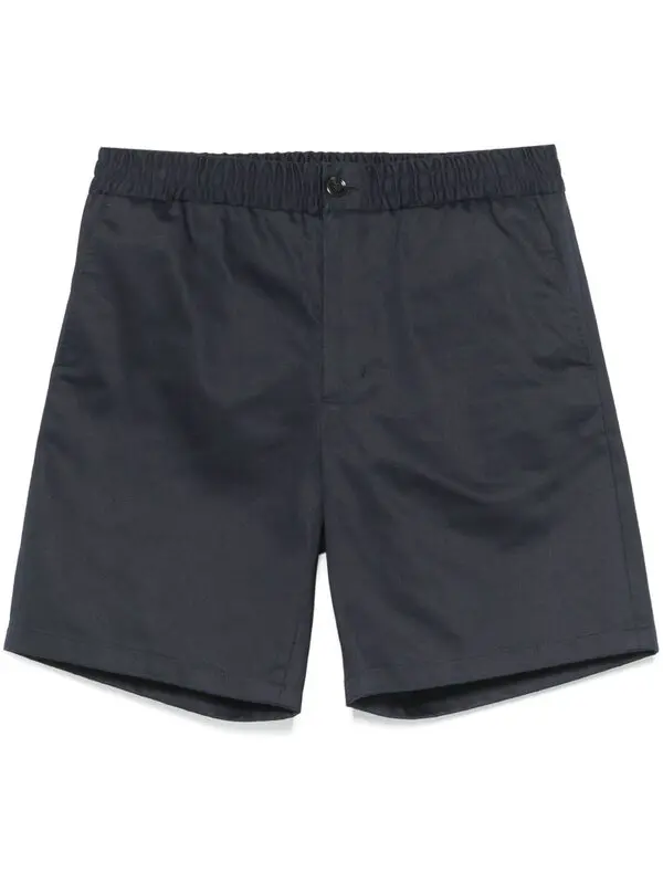 AMI Paris Cotton Shorts - Blue