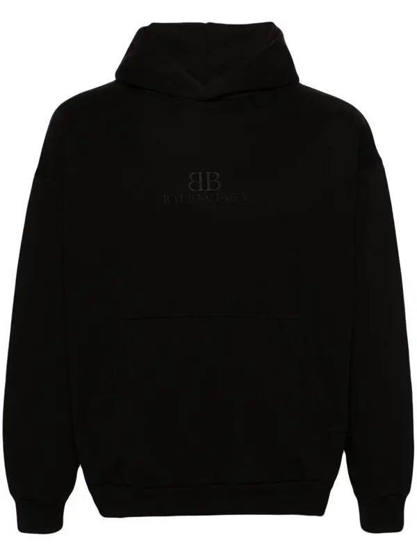 Balenciaga Embroidered Logo Hoodie