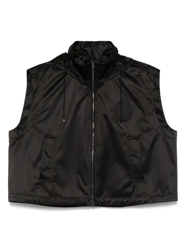Fendi Hooded Zipped Vest