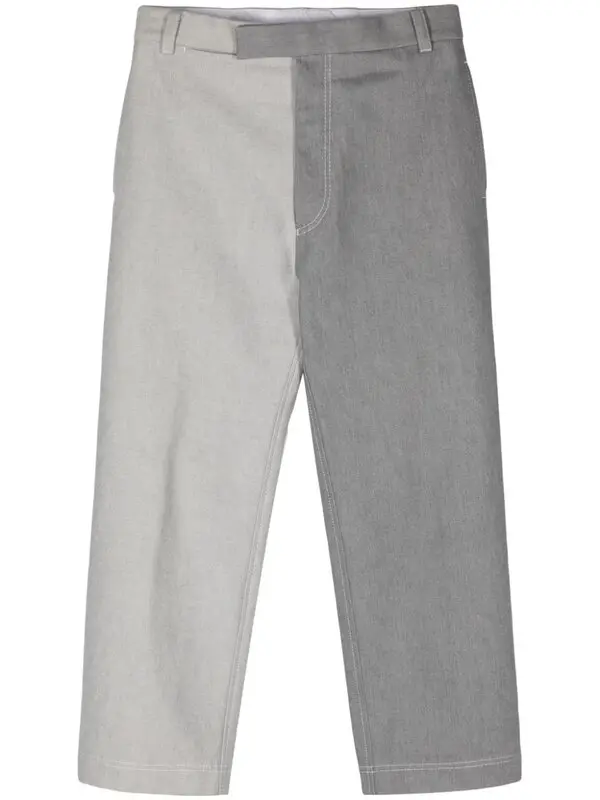 Thom Browne Two-tone Tailored Trousers