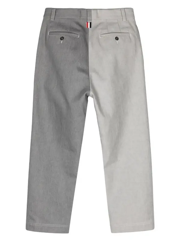 Thom Browne Two-tone Tailored Trousers