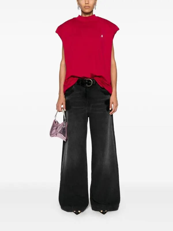 Attico Wide-leg Denim Jeans