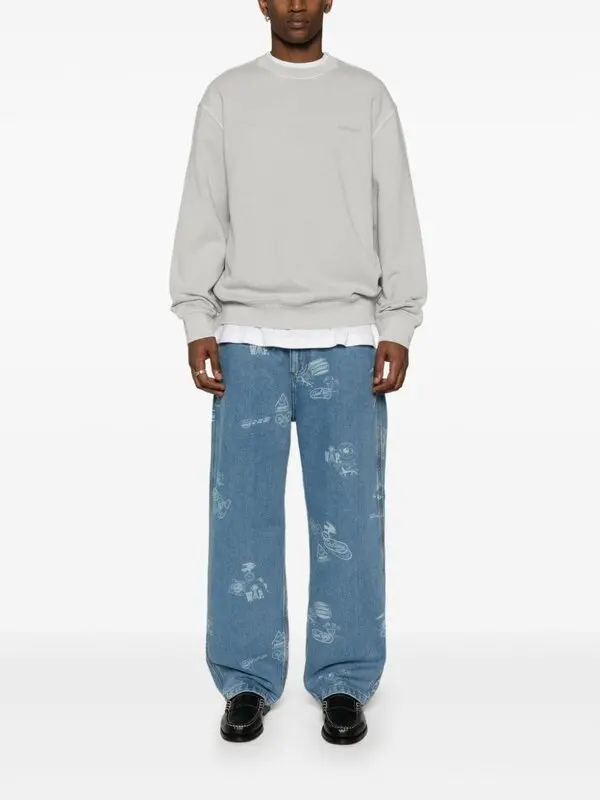 Carhartt Work In Progress Duster Script Cotton Sweatshirt