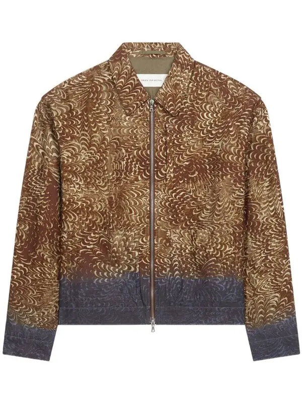 Dries Van Noten Printed Bomber Jacket