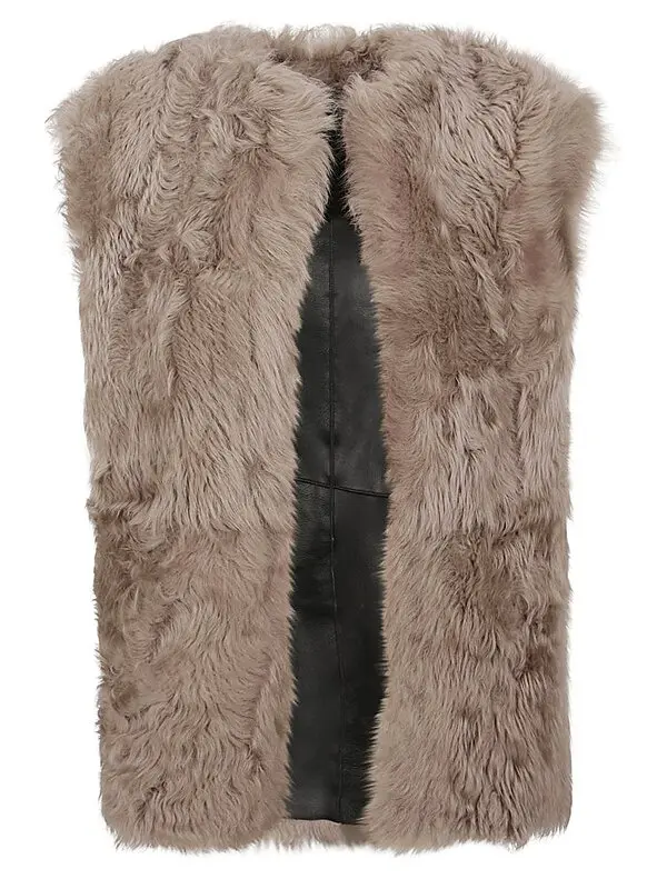ENES Sleeveless Fur Vest
