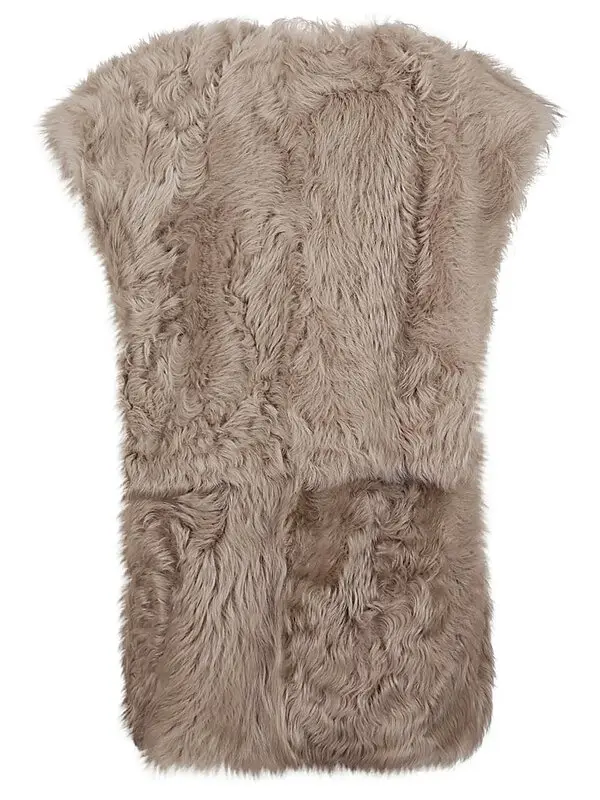 ENES Sleeveless Fur Vest