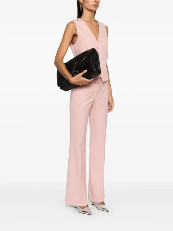ROGER VIVIER Viv' Choc Leather Clutch