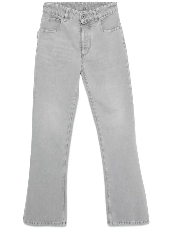 Bottega Veneta Slim Denim Cotton Jeans - Grey
