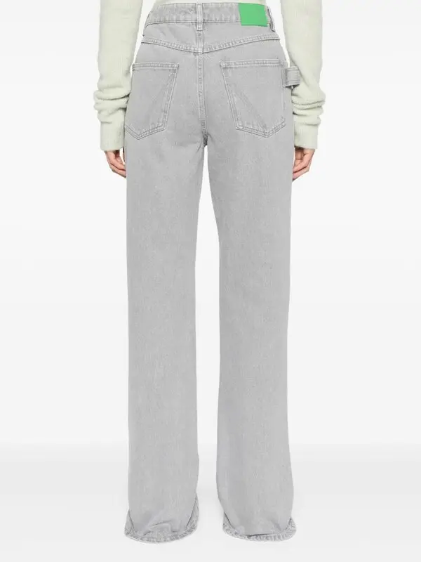Bottega Veneta Slim Denim Cotton Jeans - Grey