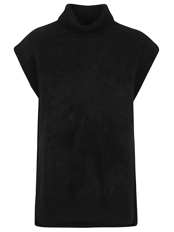CT PLAGE Cashmere High-neck Vest