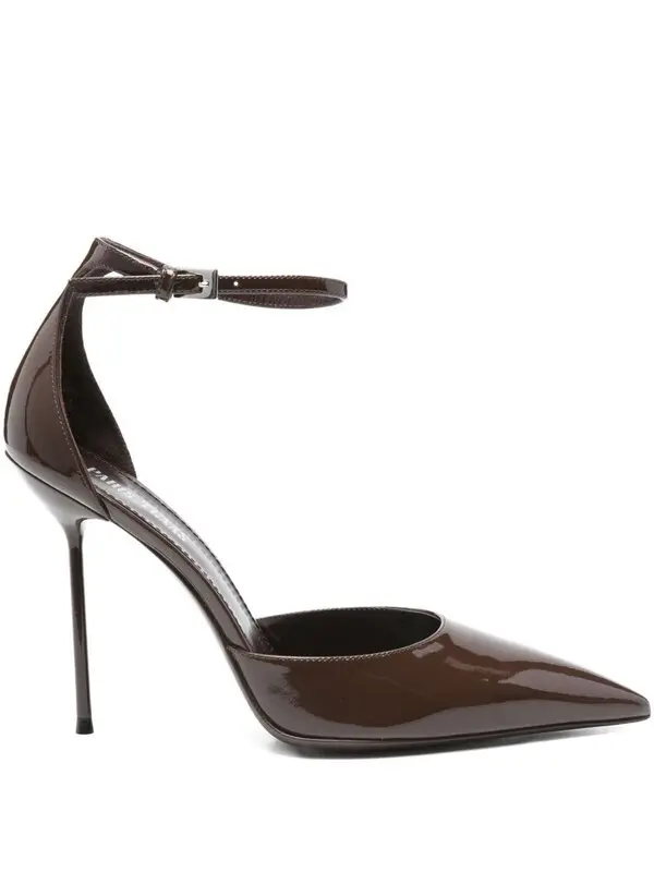 Paris Texas Lidia Patent Leather Pumps - Brown
