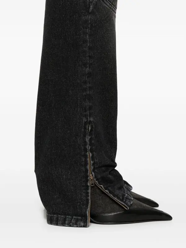 JEAN PAUL GAULTIER Padded Detail Denim Jeans