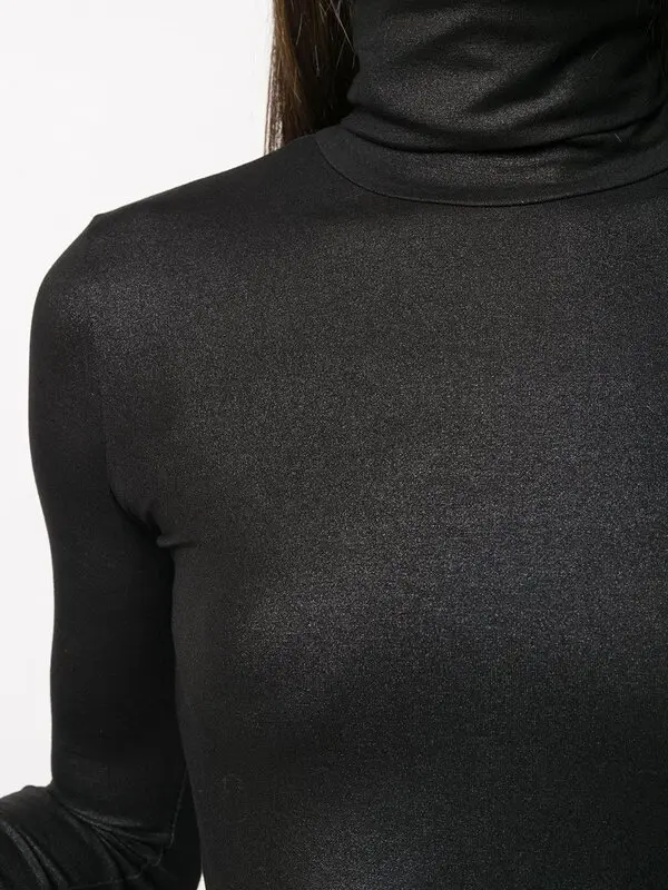 Majestic International Lurex High-neck Sweater