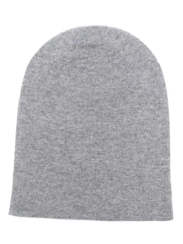Saint Laurent Wool Beanie - Grey