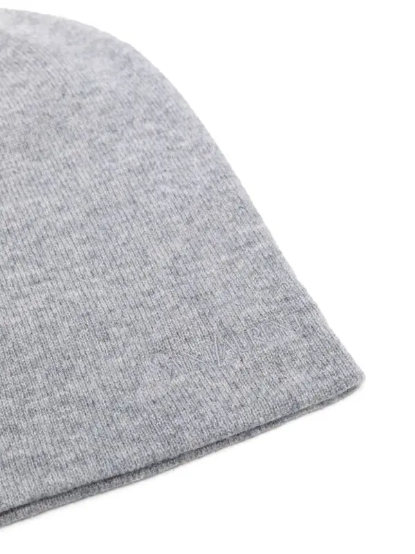 Saint Laurent Wool Beanie - Grey