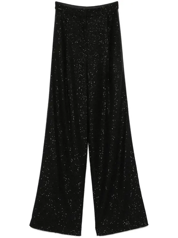 Max Mara Sequined Wide-leg Trousers
