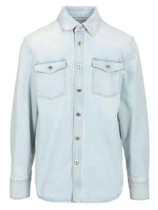 Bottega Veneta Extra Bleach Denim Overshirt