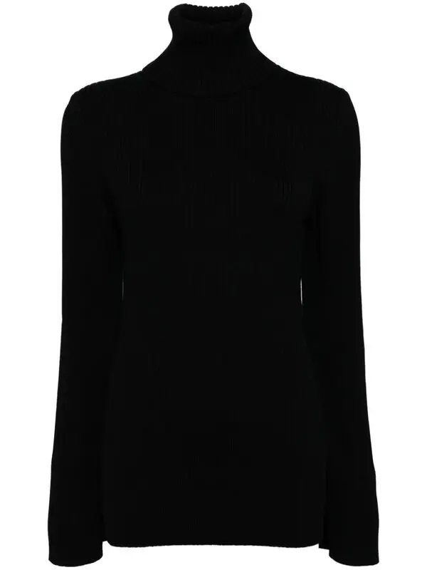 Junya Watanabe Ribbed Wool Turtleneck Sweater