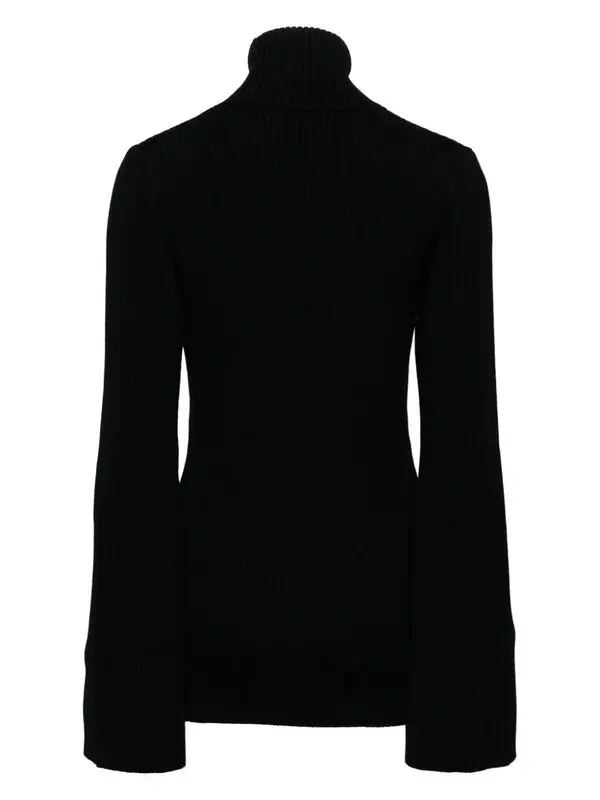 Junya Watanabe Ribbed Wool Turtleneck Sweater