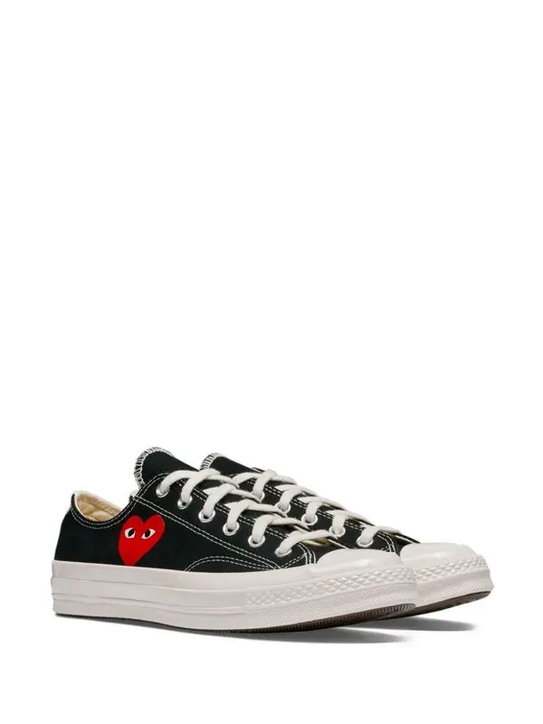 Play Comme Des Garcon Chuck 70 Canvas Sneakers - Black
